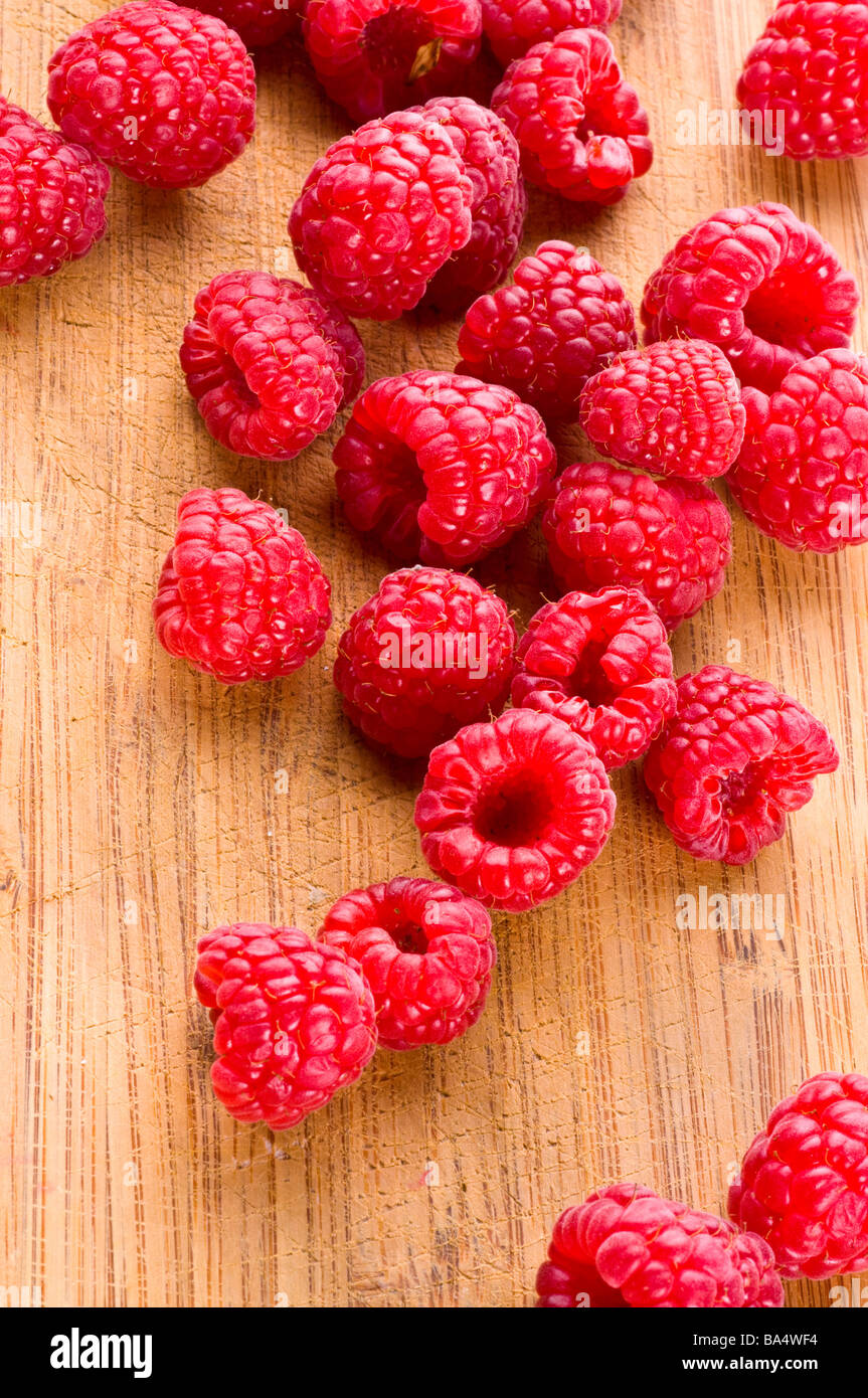 Fresh bright berries of a raspberry Stock Photo - Alamy