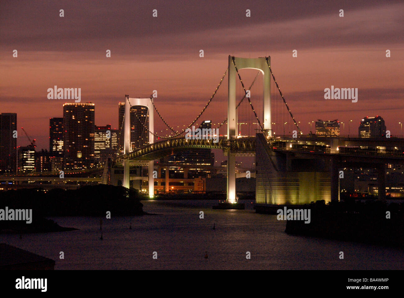 Rainbow Bridge in Tokyo, Japan Stock Photo - Alamy