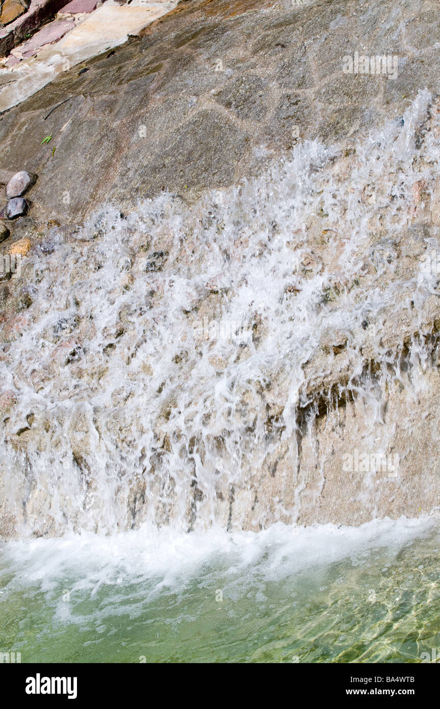 Waterfall in spring season Stock Photo - Alamy