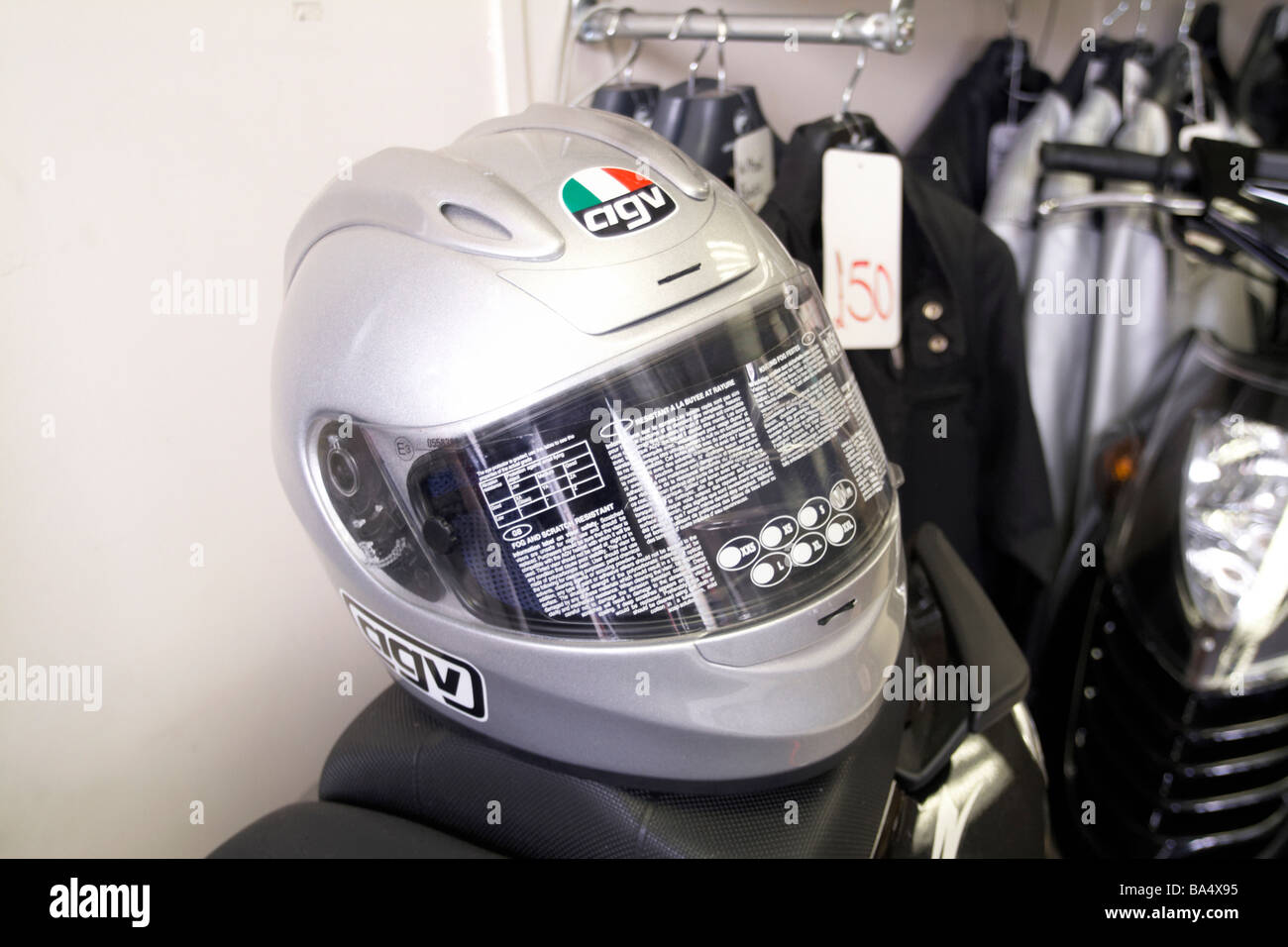 motor cycle crash helmet Stock Photo - Alamy