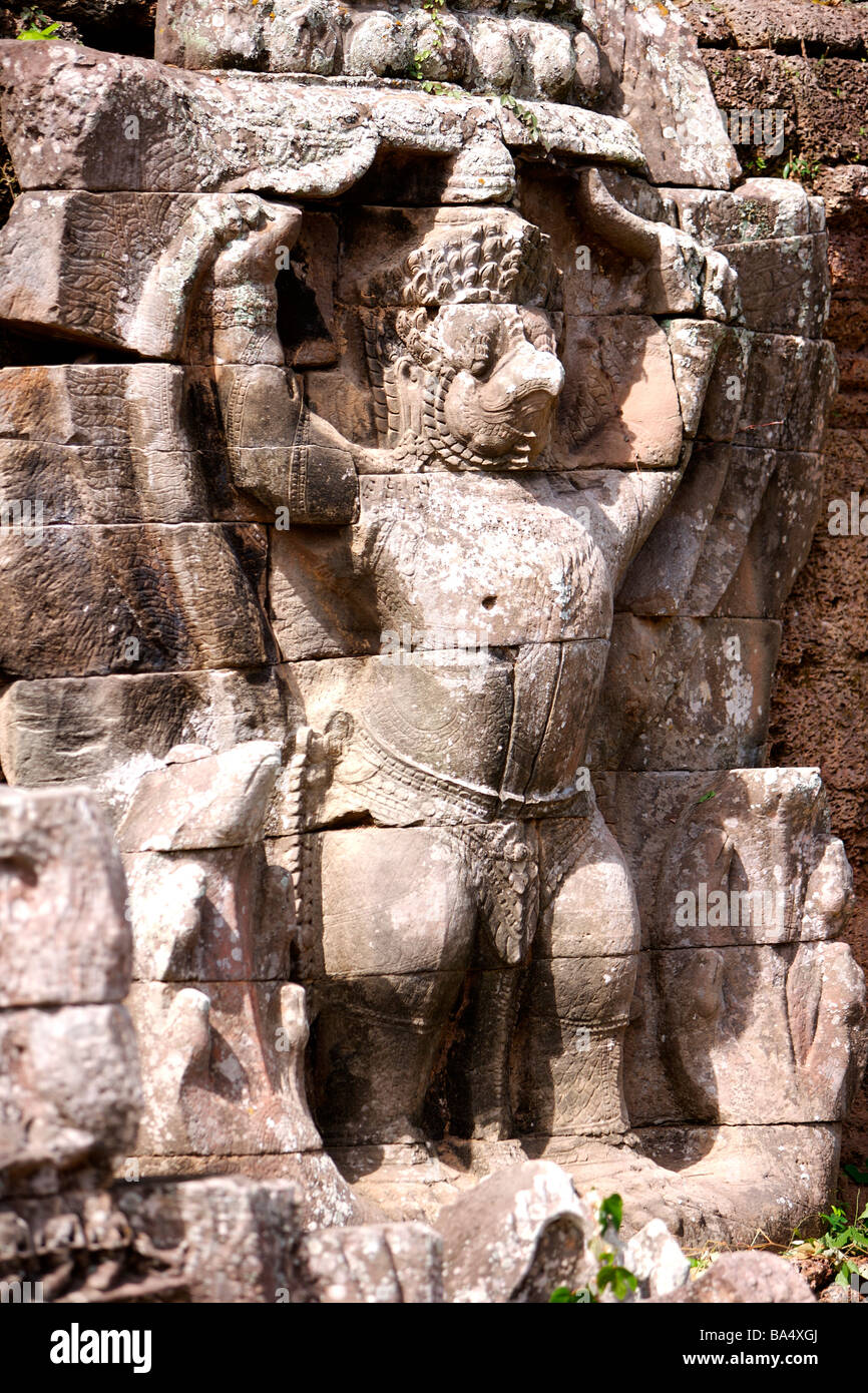 Statue of Garuda Cambodia Stock Photo - Alamy