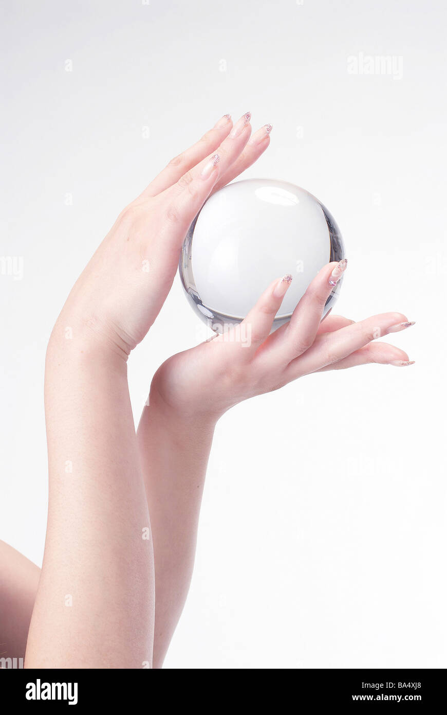 Hand Holding Sphere Hand Holding Sphere
