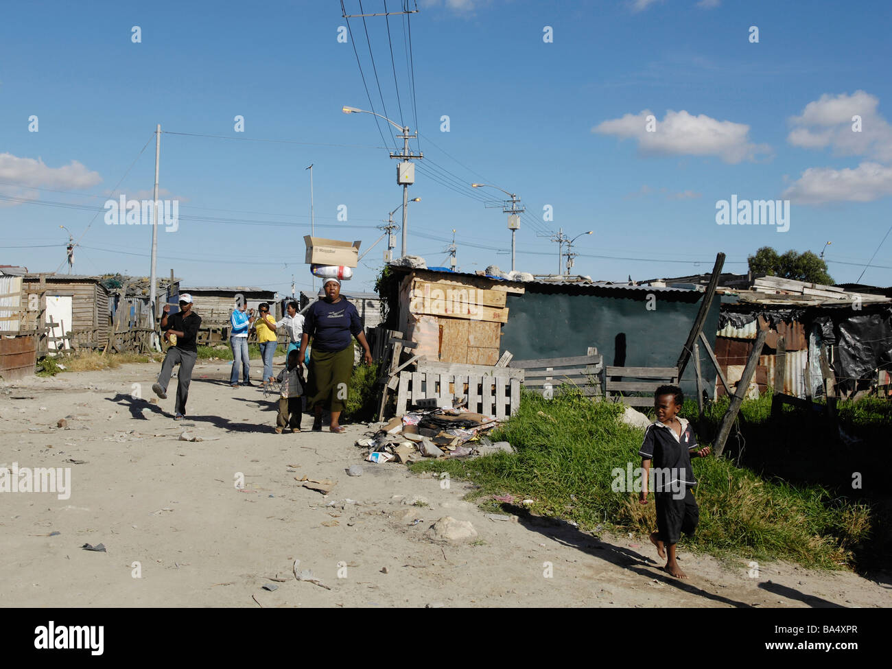 Gugulethu township, Cape Town, South Africa Stock Photo, Royalty Free ...