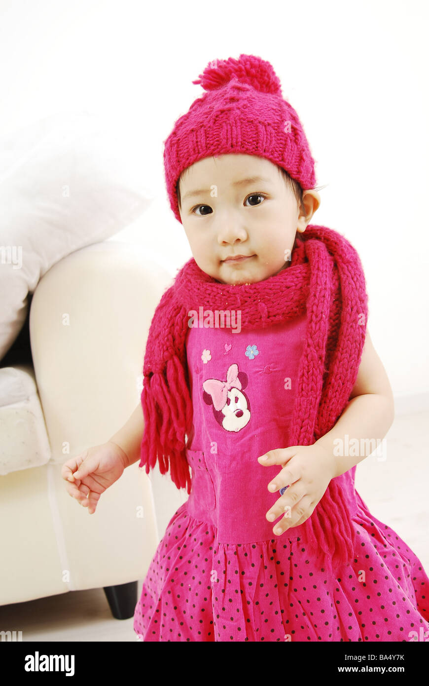 Cute Chinese baby girl Stock Photo - Alamy