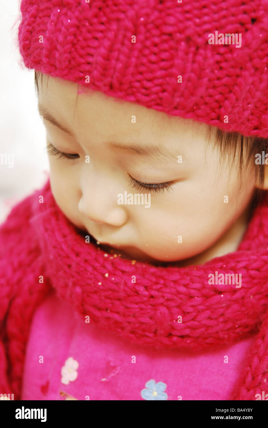 Cute Chinese baby girl Stock Photo - Alamy