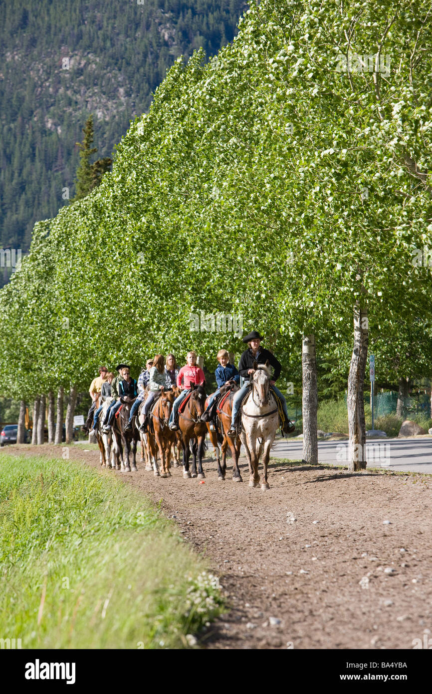 Canada horse riding tour hi-res stock photography and images - Alamy
