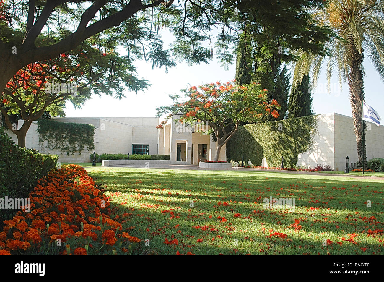 Israel Sea of Galilee Exterior and gardens of Bet Gabriel on the ...