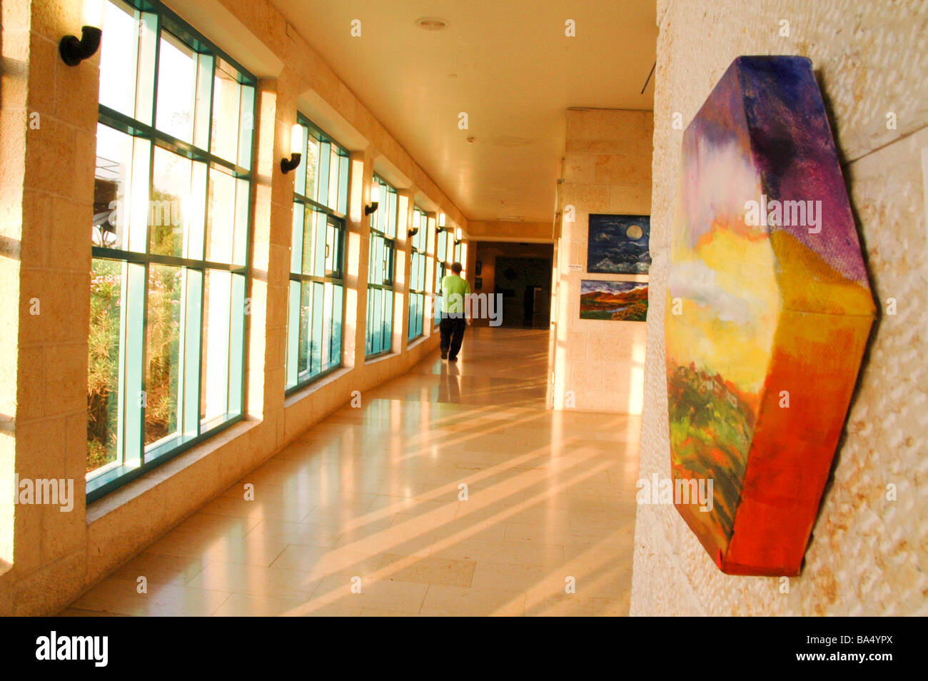 Israel Sea of Galilee Interior of Bet Gabriel on the Kinneret A ...