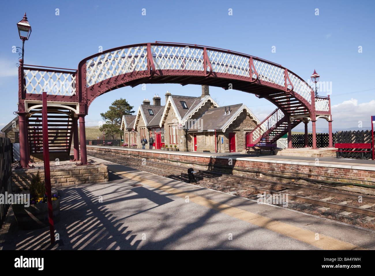 Kirkby Stephen Upper Eden Valley Cumbria England UK Old train station ...