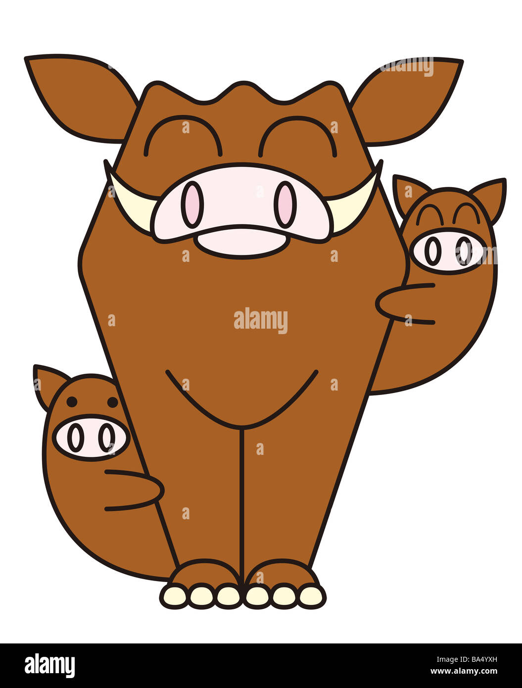 Smiling boar Cut Out Stock Images & Pictures - Alamy
