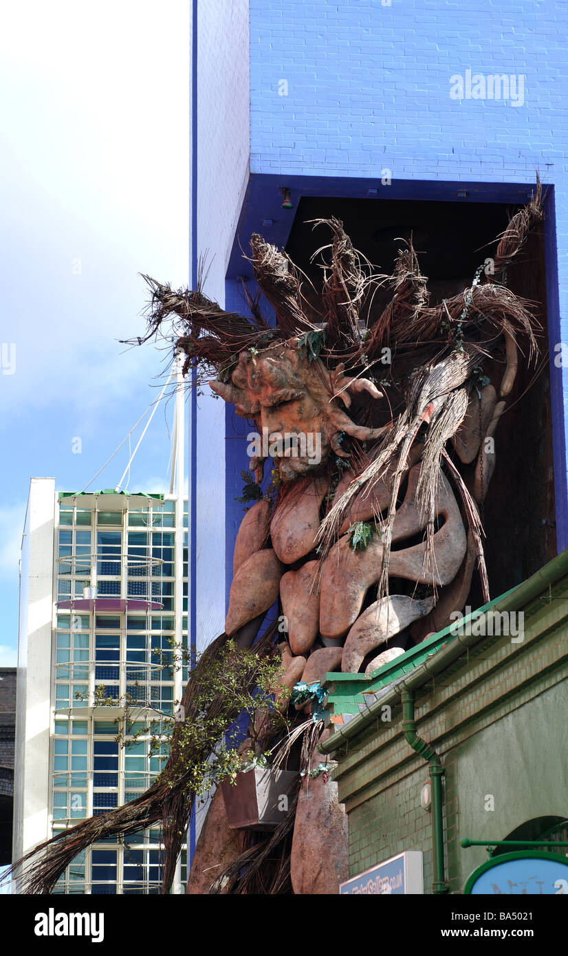Sculpture at The Custard Factory, Digbeth, Birmingham, UK Stock Photo ...