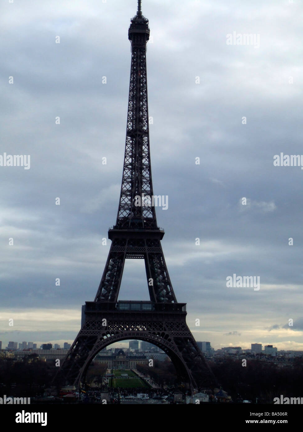 The Eiffel Tower in Paris France Stock Photo - Alamy
