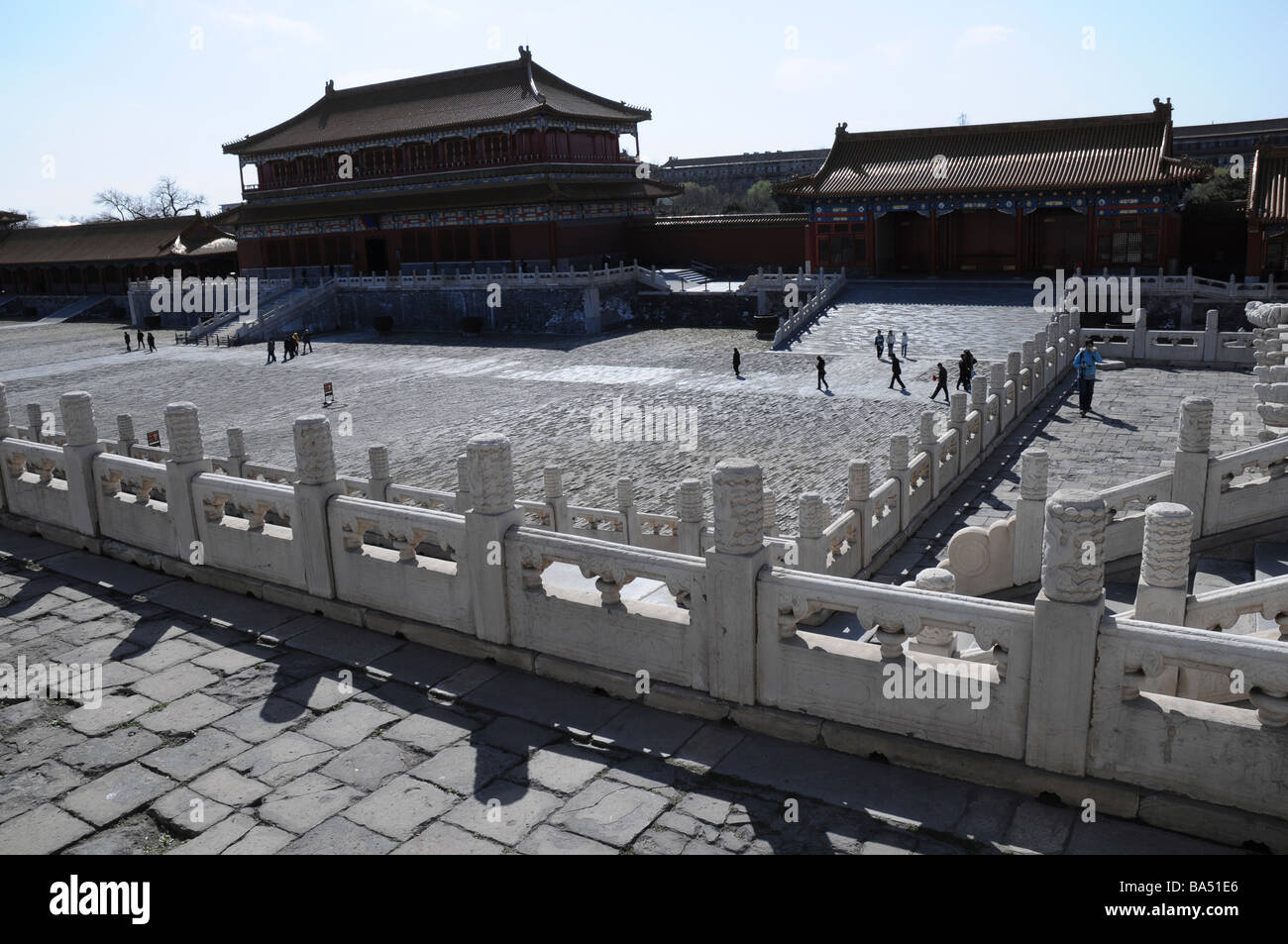 Courtyard in The Forbidden City, Beijing, China Stock Photo - Alamy
