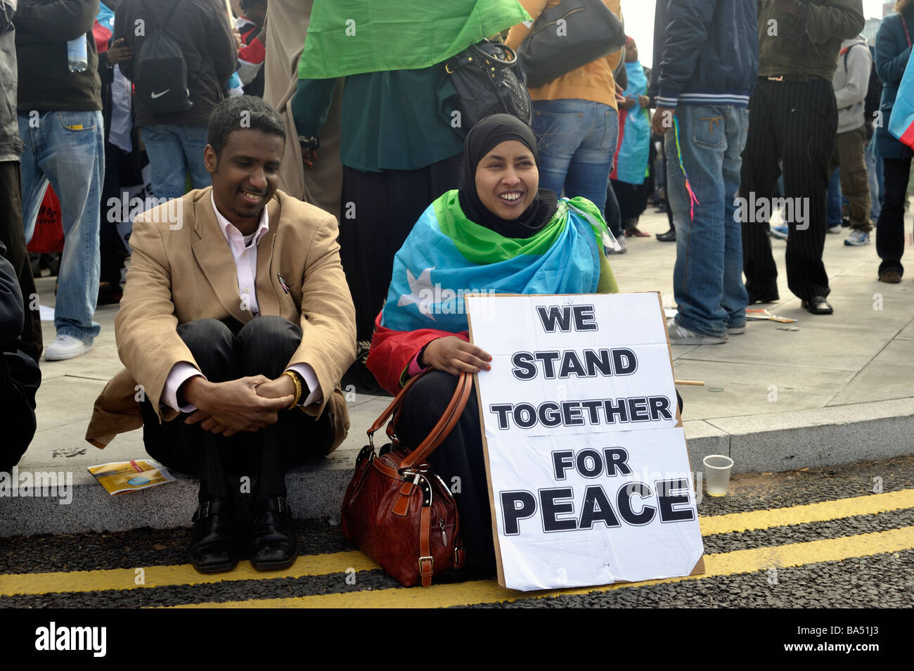 G20 protests London - 2nd of April 2009 Stock Photo - Alamy