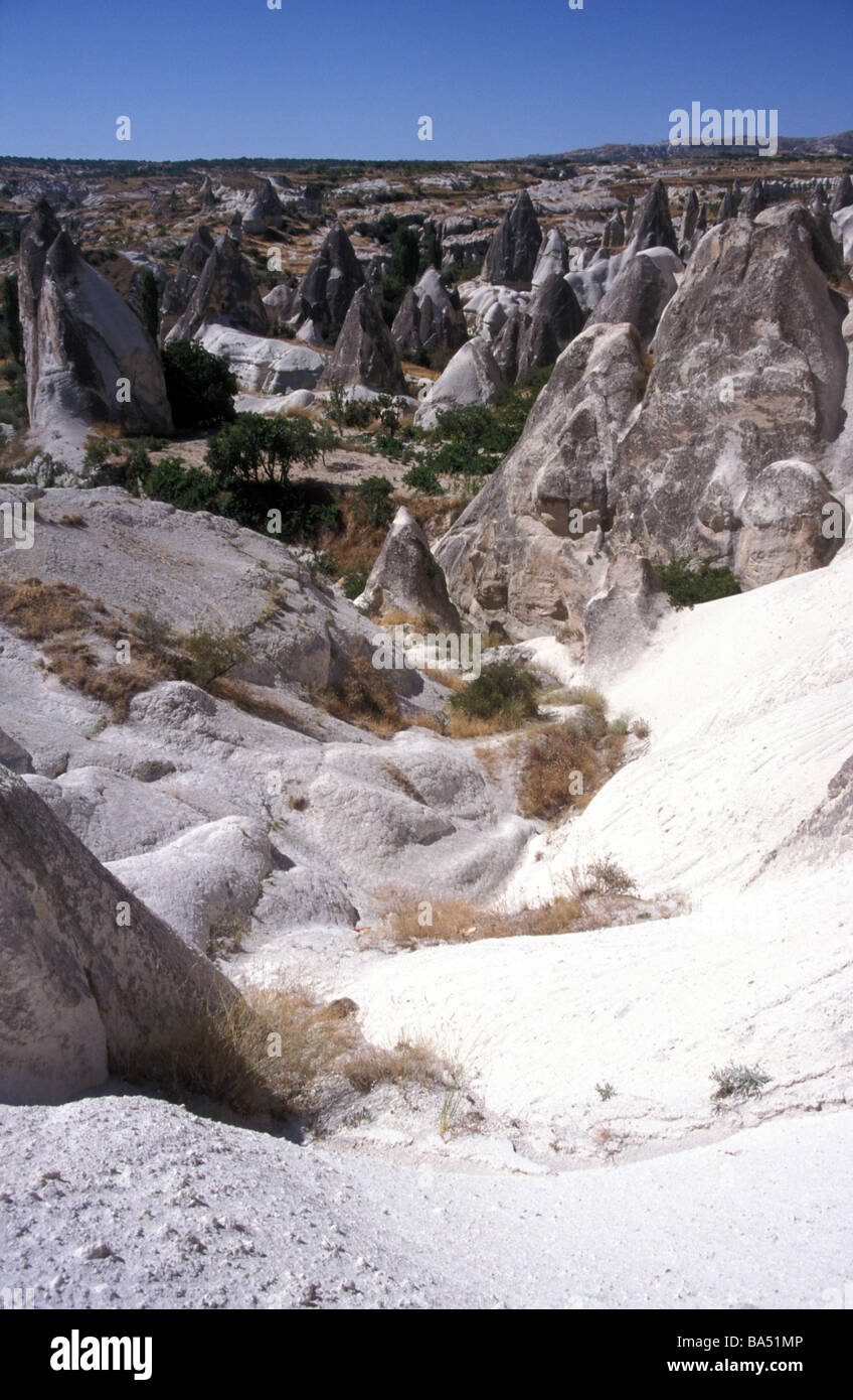 wind water weathered eroded gullies gully rills arid valley volcanic ...