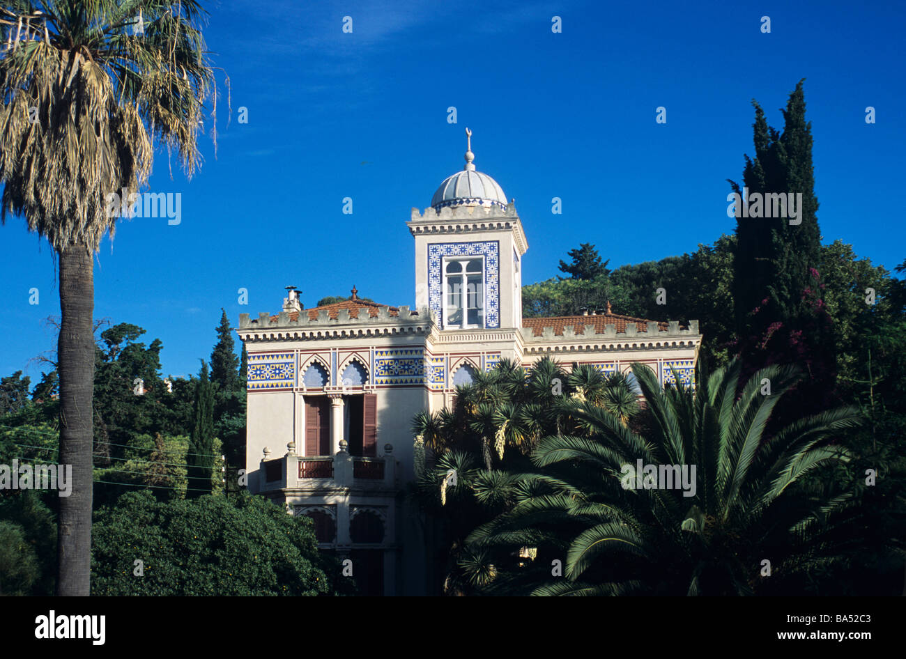 Moorish-style Villa La Mauresque (1880), Hyères, Var Département ...