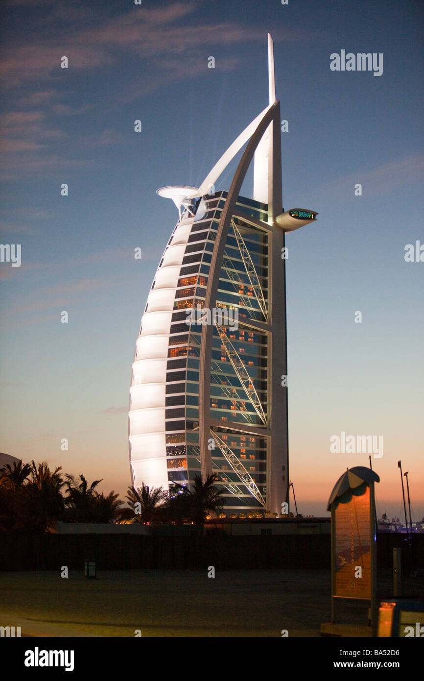 The iconic Burj al Arab hotel in Dubai UAE Stock Photo - Alamy