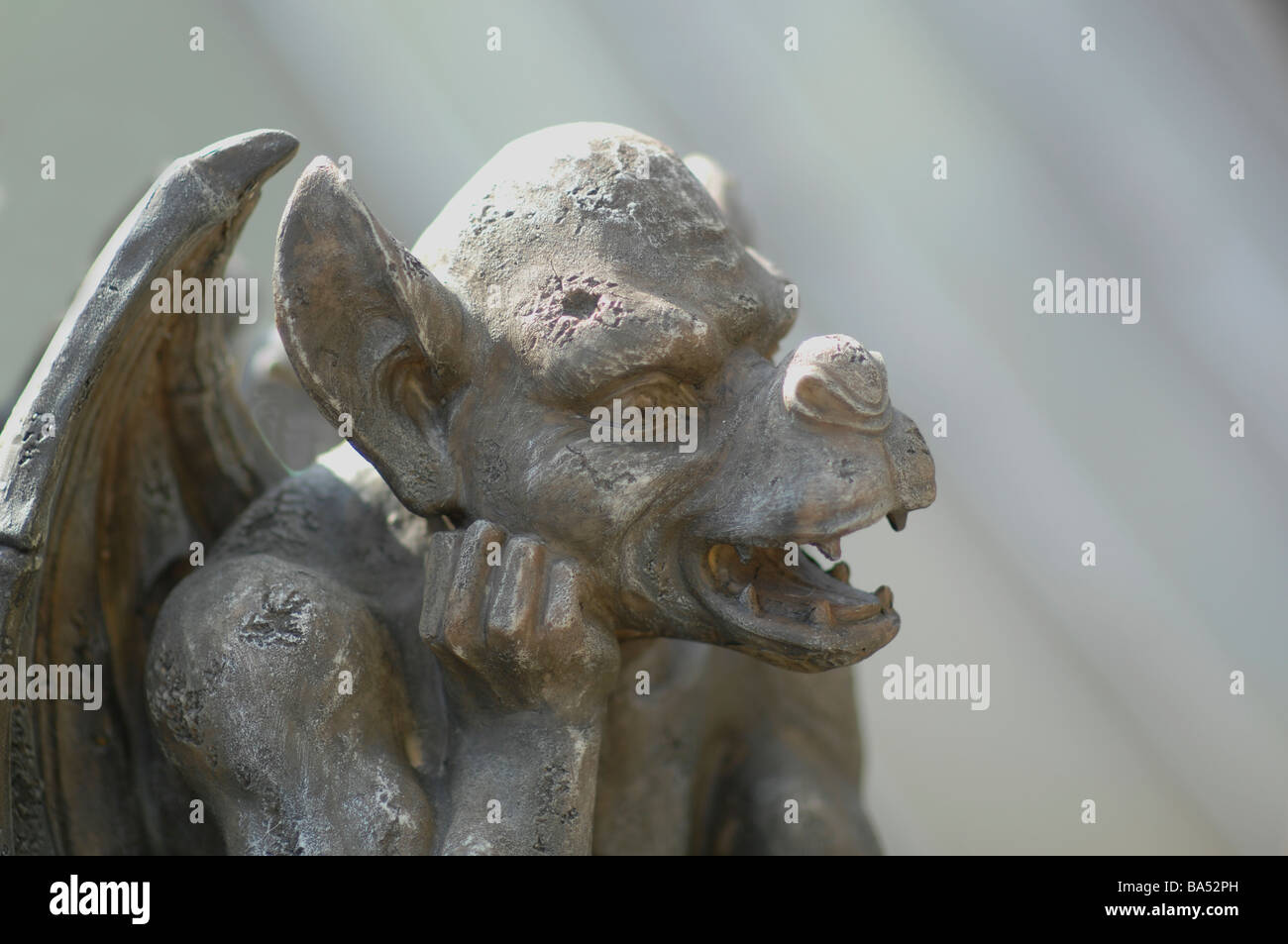 Creepy gargoyle hi-res stock photography and images - Alamy