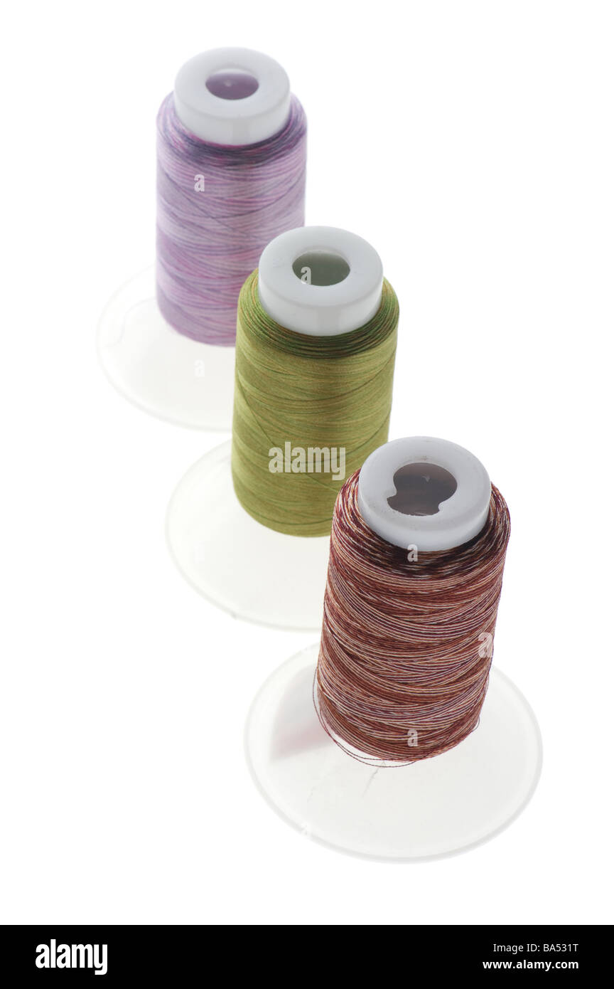 object on white sewing tool Thread Stock Photo - Alamy