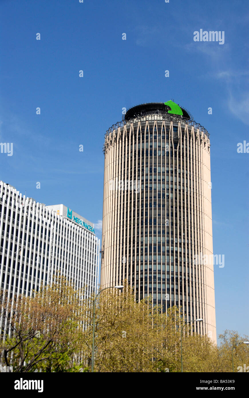 building, tower, Madrid, Spain Stock Photo - Alamy