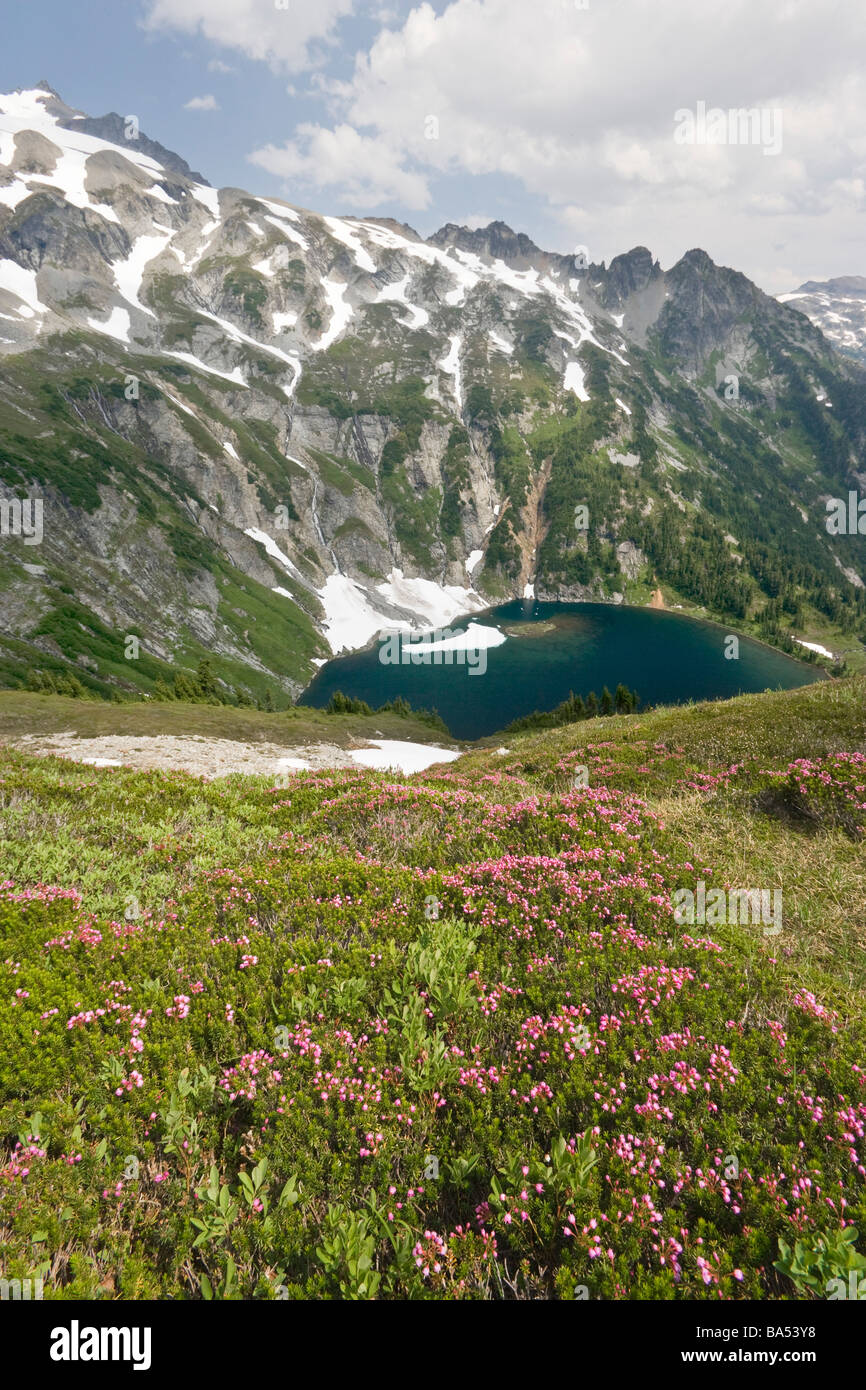 USA Washington North Cascades National Park Cascade Pass Doubtful Lake ...