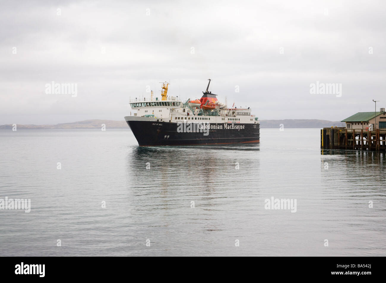 Craigmure Ferry Terminal Isle of Mull, with CalMac ferry 'Isle of Mull ...