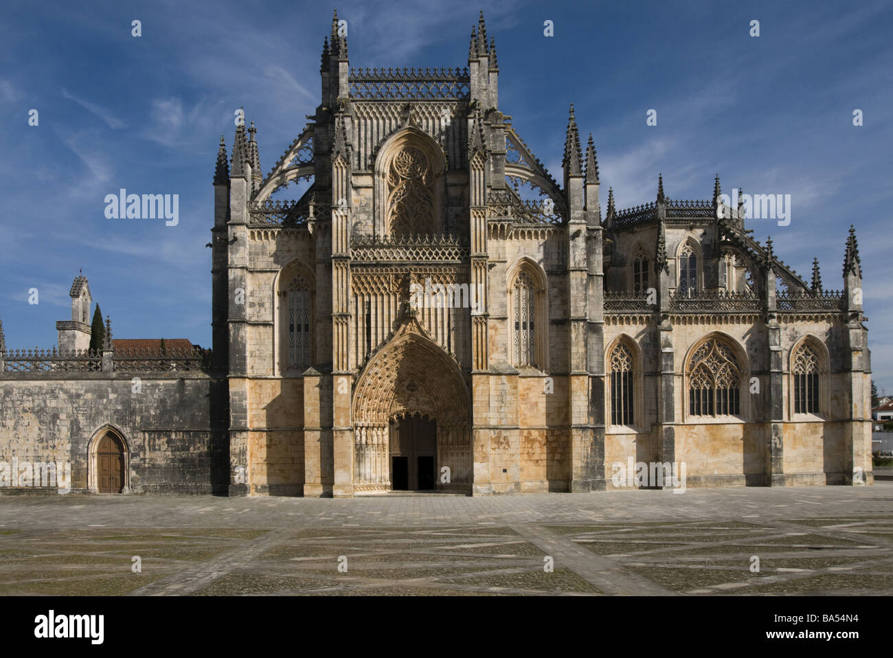 Batalha monastery masterpiece gothic architecture hi-res stock ...