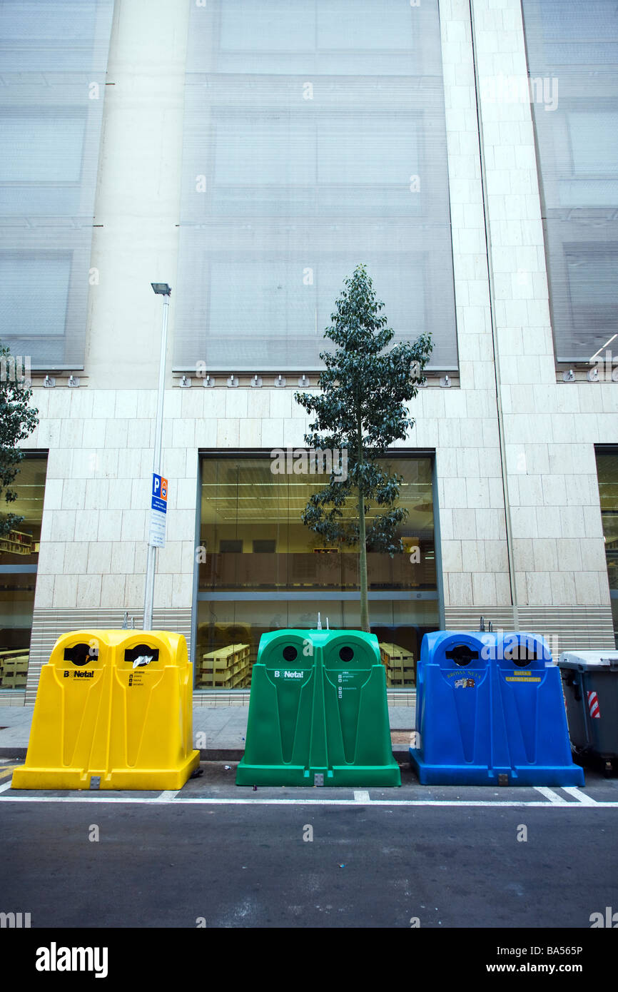 Recycling bins spain hi-res stock photography and images - Alamy