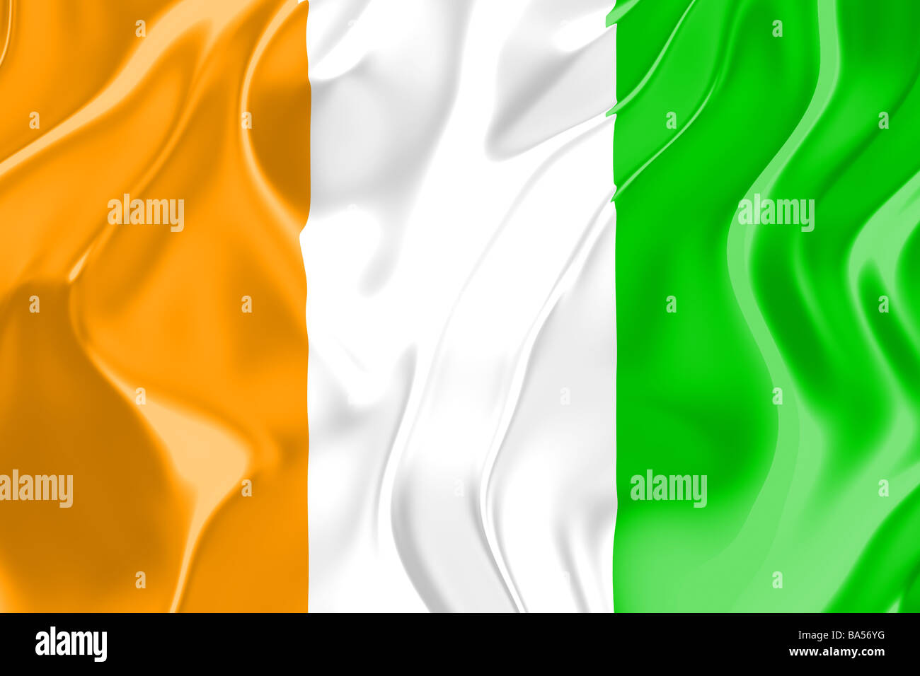 Flag of Ivory Coast national country symbol illustration Stock Photo ...