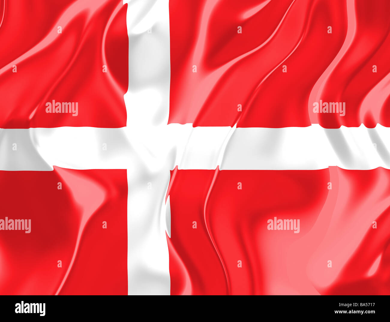 Flag of Denmark national country symbol illustration Stock Photo - Alamy