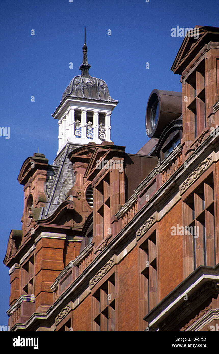 Great Eastern Hotel, Liverpool Street, London EC2, detail of upper ...