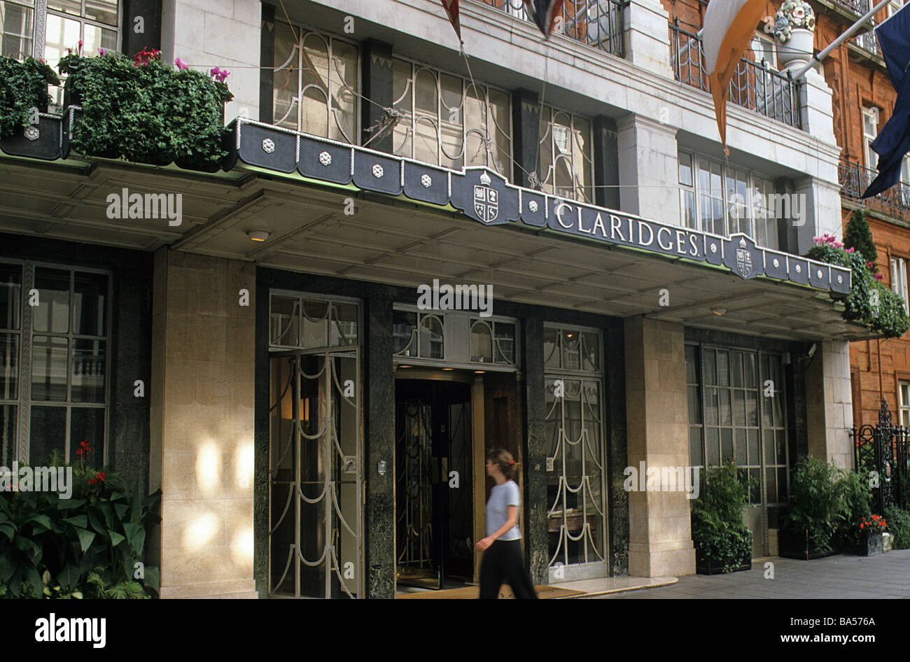 Claridge's Hotel, Davies Street, London W1 Stock Photo - Alamy