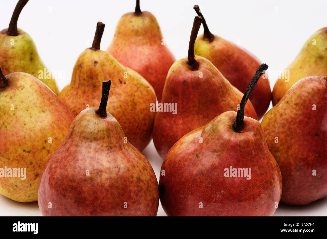 Red Sensation Bartlett Pears Stock Photo - Alamy