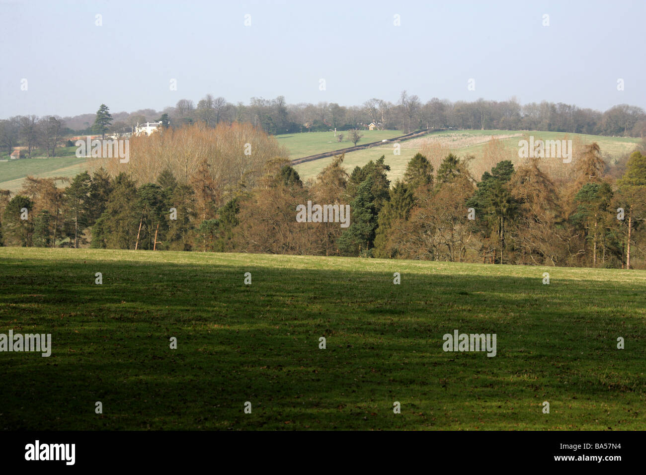 View Across the Chess Valley, Chilterns, Hertfordshire Stock Photo - Alamy
