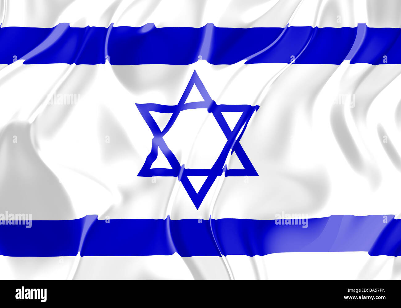 Flag of Israel national country symbol illustration Stock Photo - Alamy