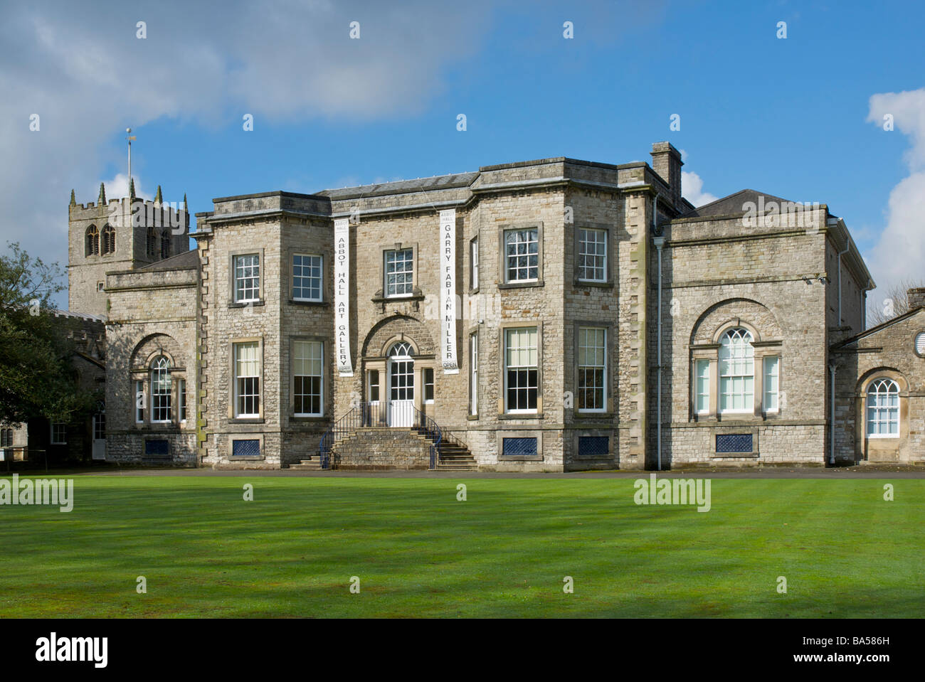 Abbot Hall Art Gallery, Kirkland, Kendal, Cumbria, England UK Stock ...