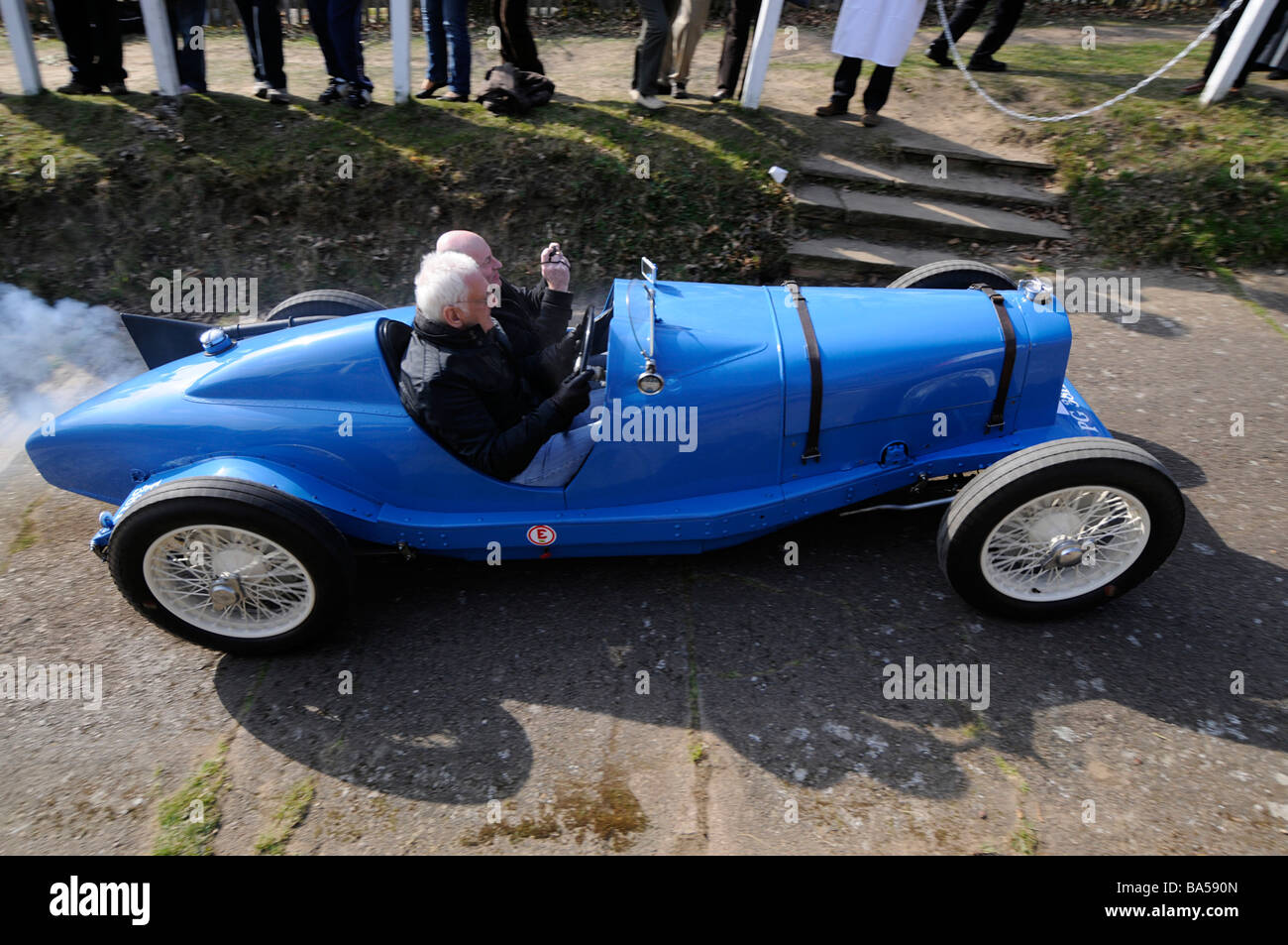 Brooklands Test Hill Centenary event 22 03 2009 Cuthbert Special Riley ...