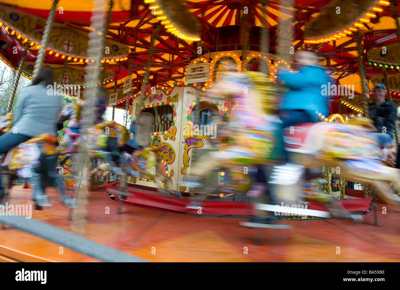 Carousel on the South Bank, London, UK Stock Photo - Alamy