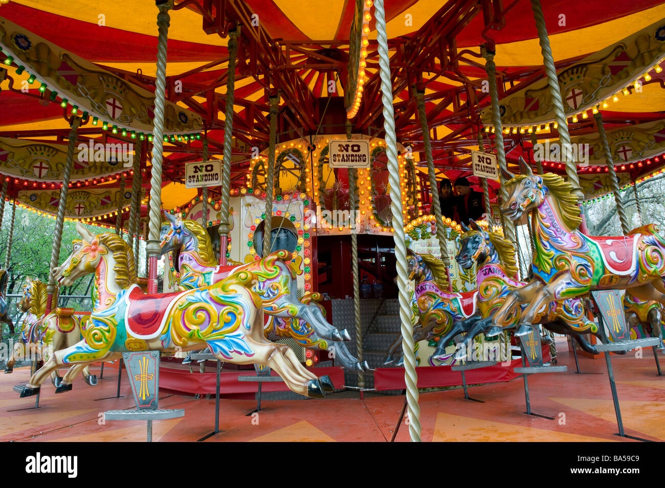 Carousel on the South Bank, London, UK Stock Photo - Alamy
