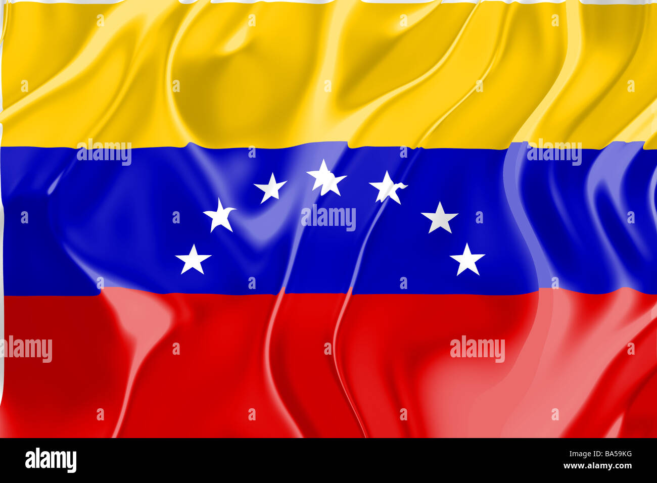 Flag of Venezuela national country symbol illustration Stock Photo - Alamy