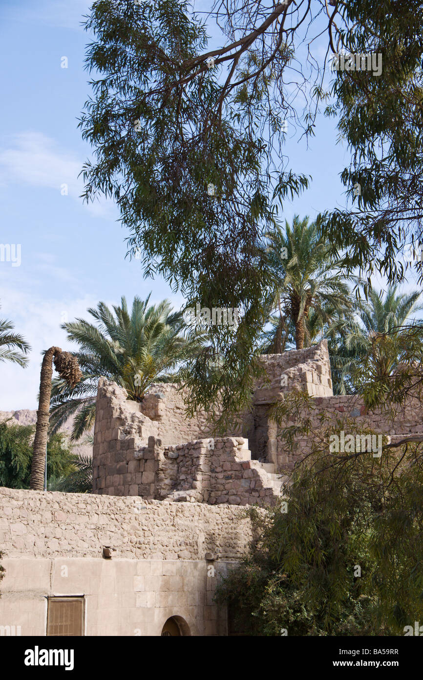 Fort ruins at Aqaba Stock Photo - Alamy