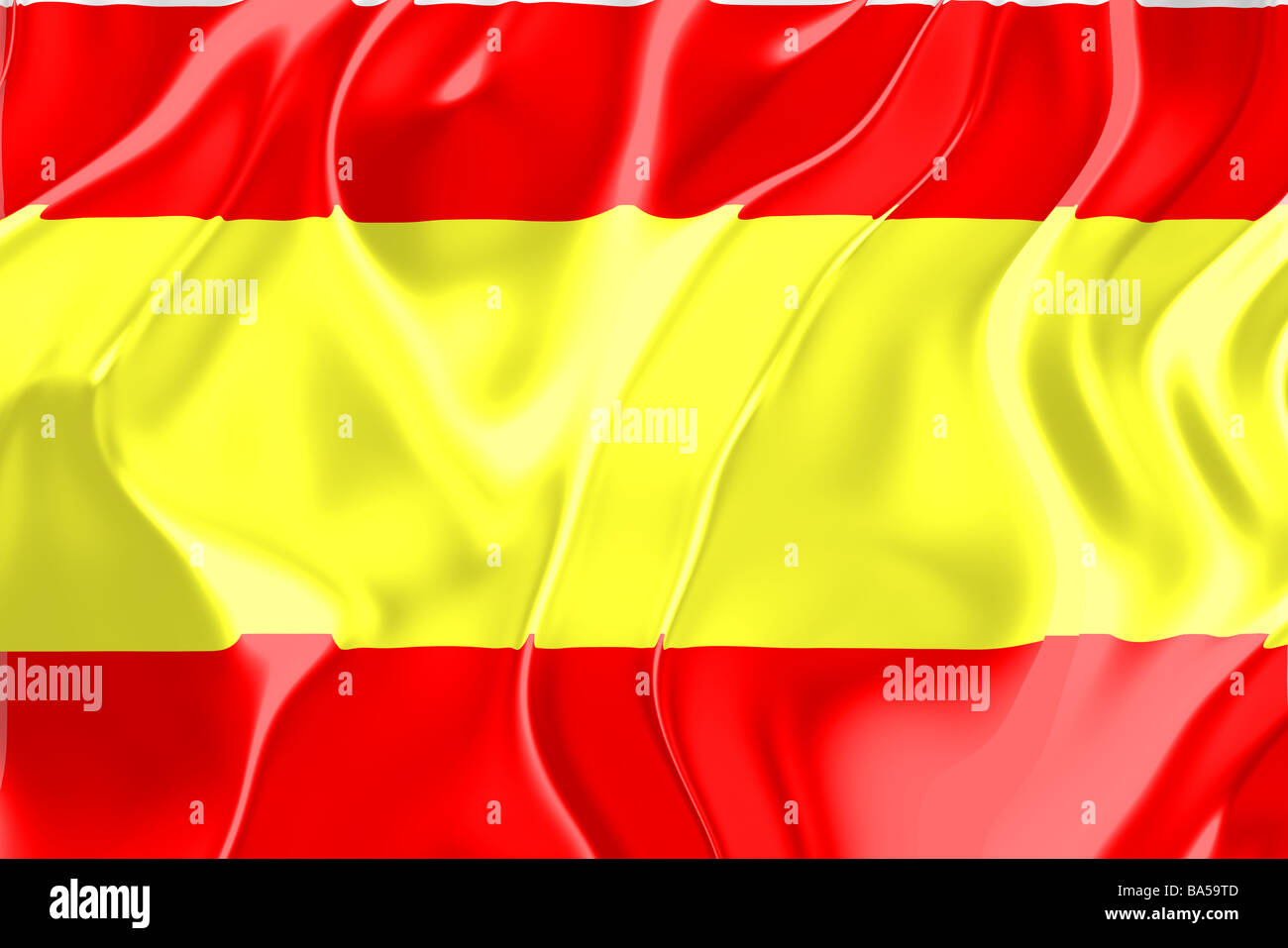 Flag of Spain national country symbol illustration Stock Photo - Alamy