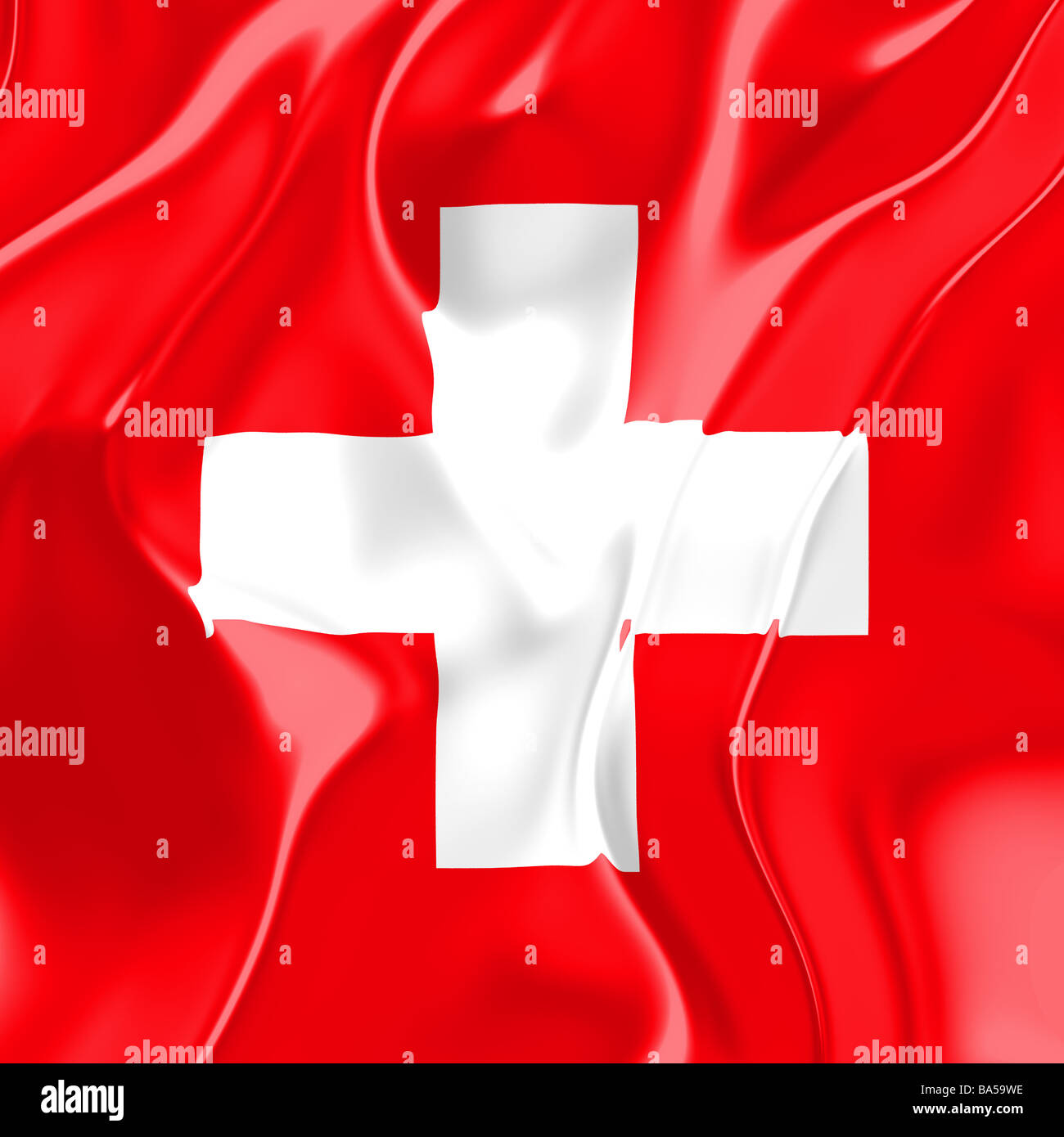 Flag of Switzerland national country symbol illustration Stock Photo ...