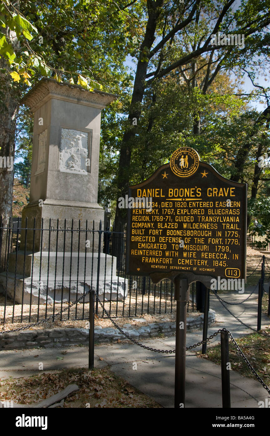 Daniel boone hi-res stock photography and images - Alamy