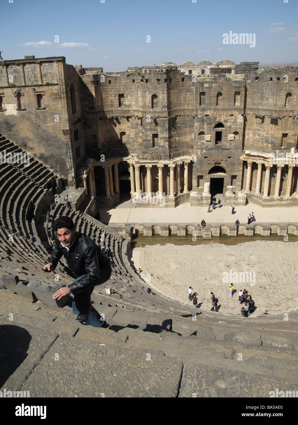 Bosra theatre syria hi-res stock photography and images - Alamy