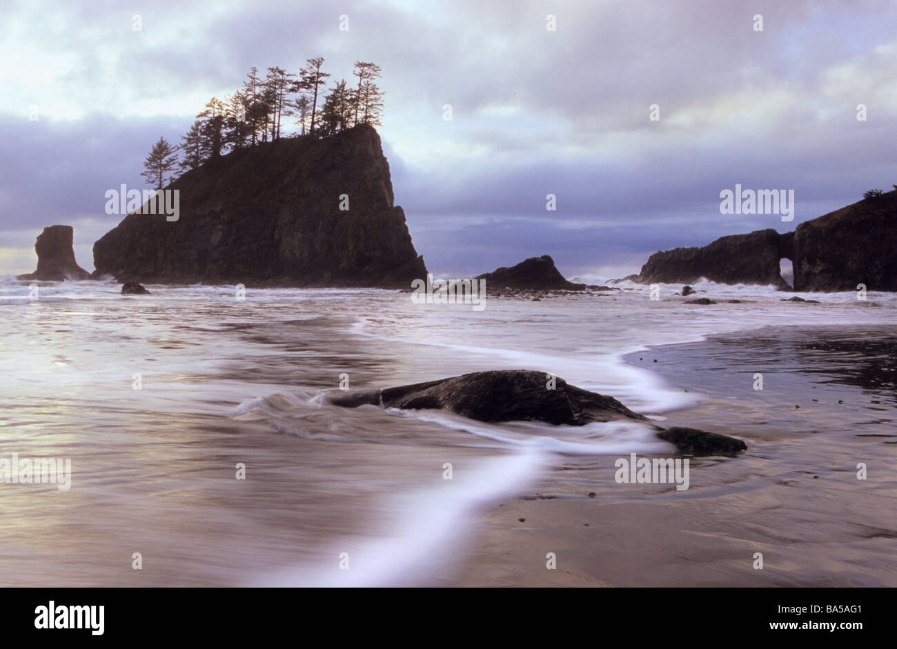 Second Beach Olympic National Park WA Stock Photo - Alamy