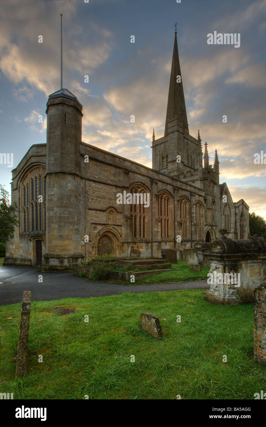 St John Baptist Church Lady Chapel and Spire Burford Anglo Saxon Norman ...