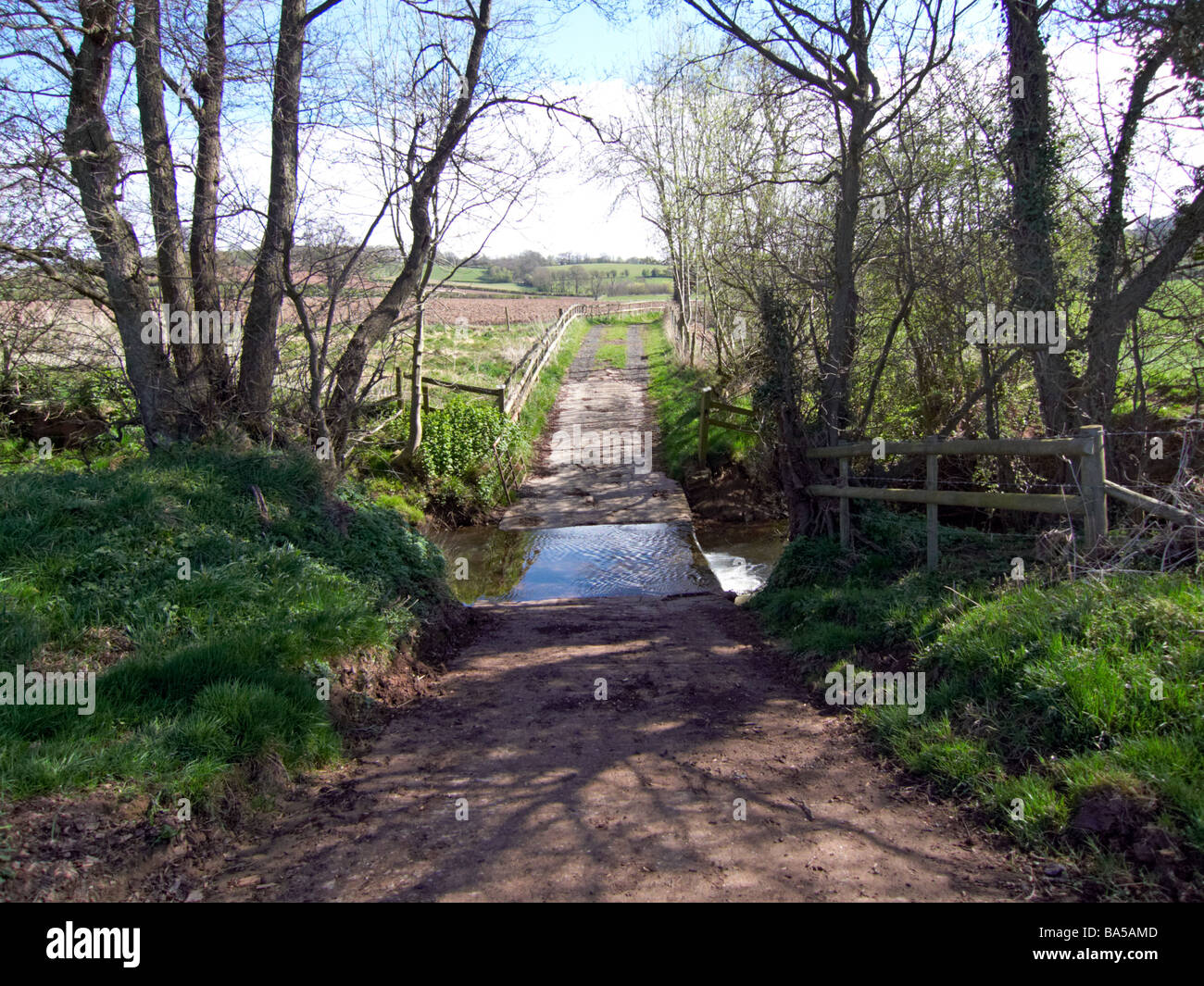 ford over river in country Stock Photo - Alamy