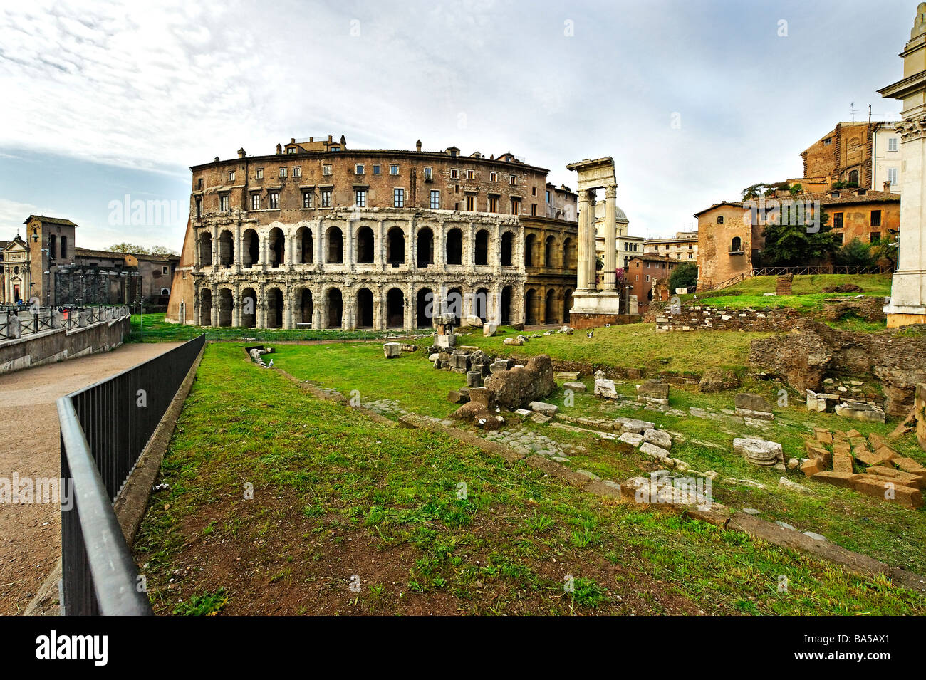 Theatre of Marcellus Rome Stock Photo - Alamy