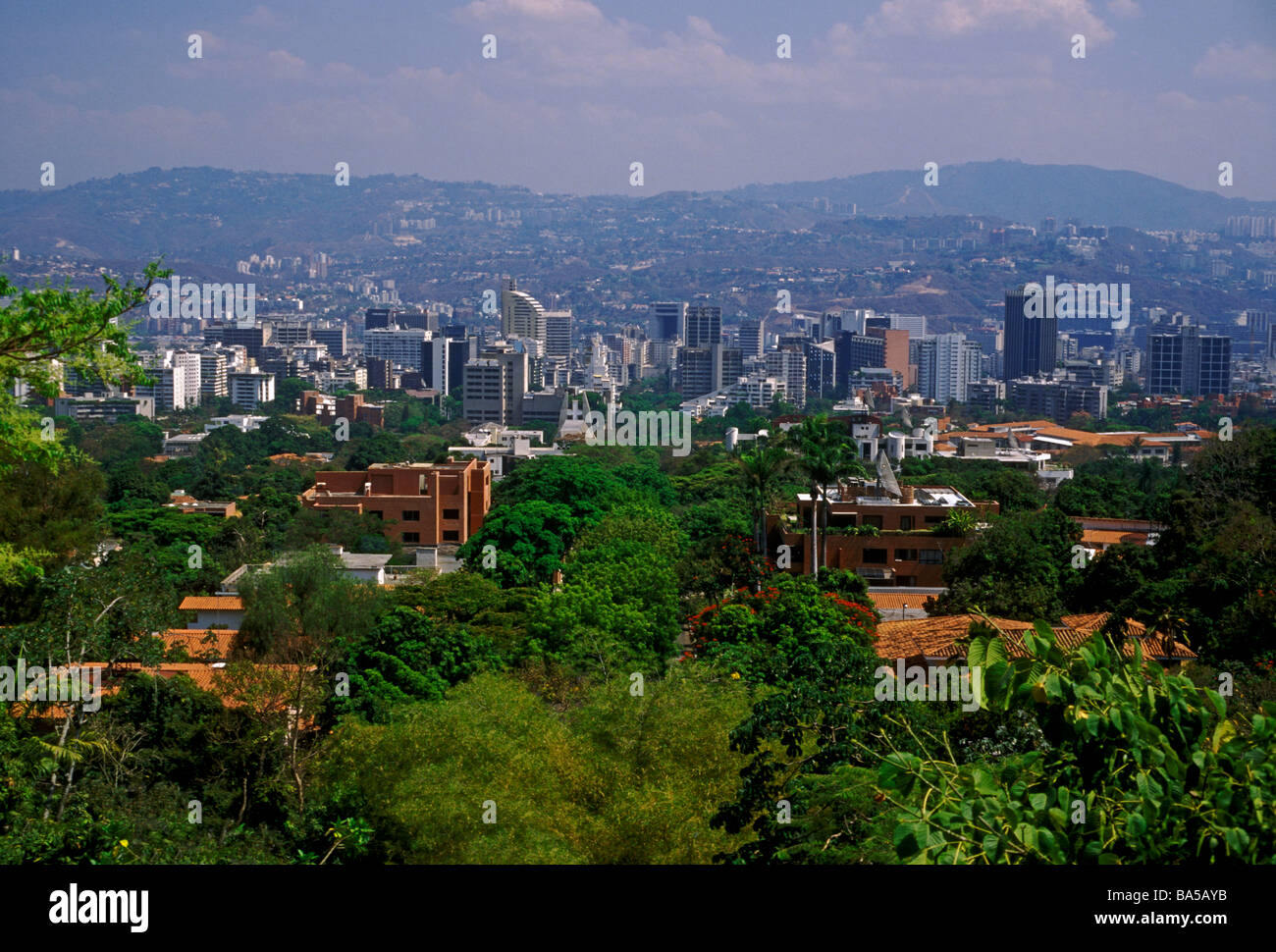 overview, cityscape, city of Caracas, Caracas, Capital District ...